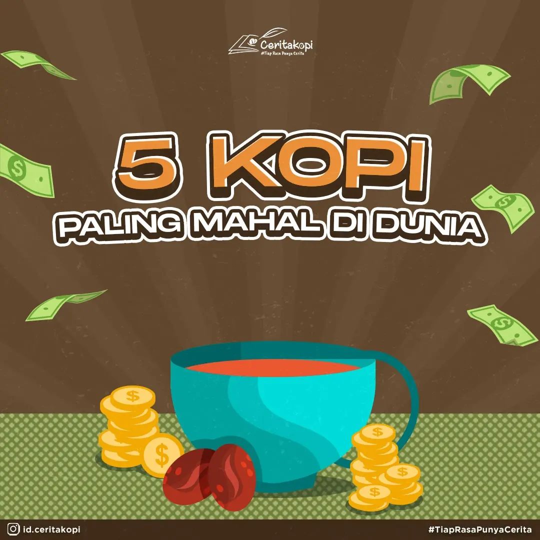 5 Kopi Paling Mahal Di Dunia - Ceritakopi Nusantara